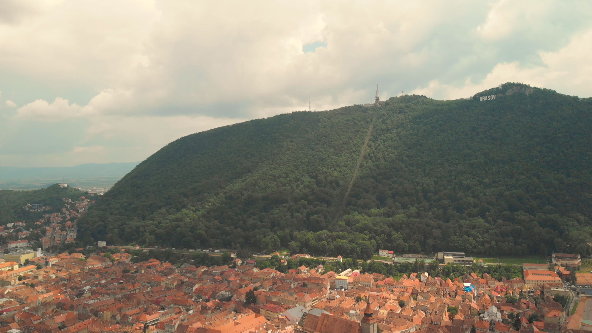 Warthe Brasov - filmare aeriana cu drona in zona Warthe Brasov, Romania
